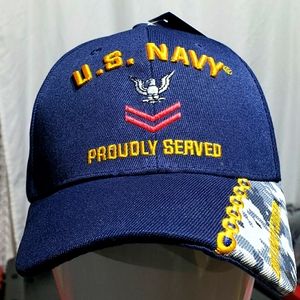 Accessories | Military Us Navy Petty Officer Second Class Hat | Poshmark